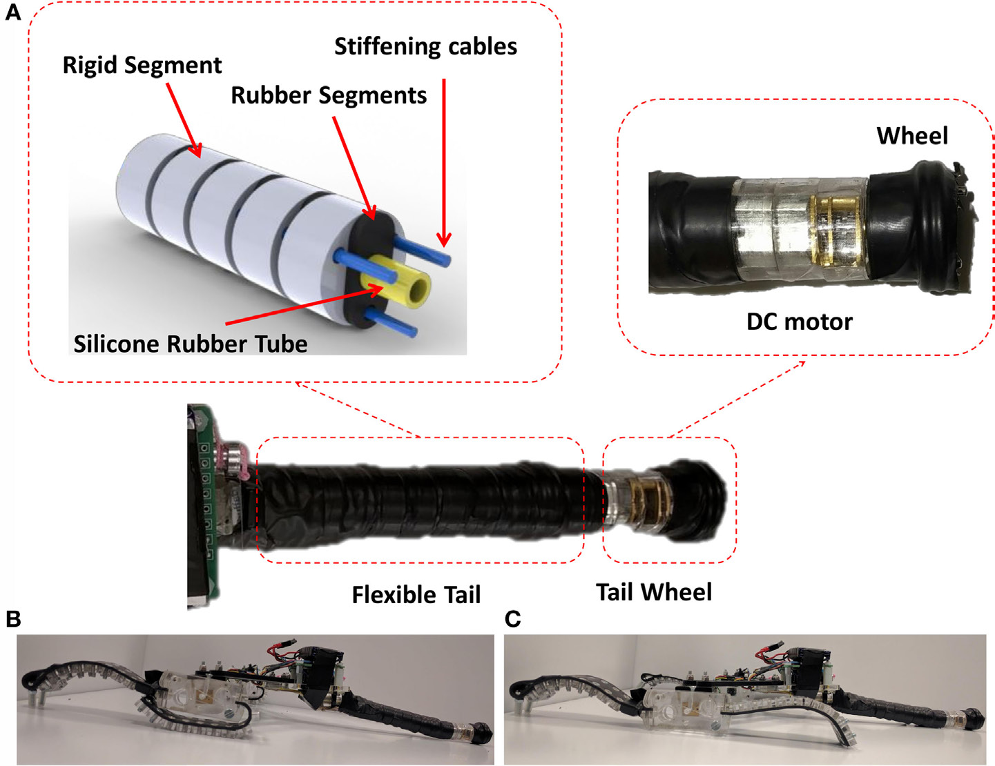 Soft-legged wheel-based robot