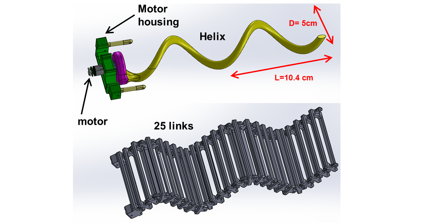 Single Actuator Wave-Like Robot